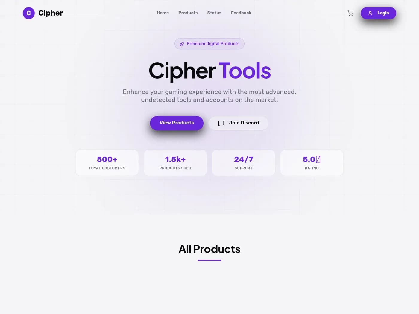 Cipher Web Platform