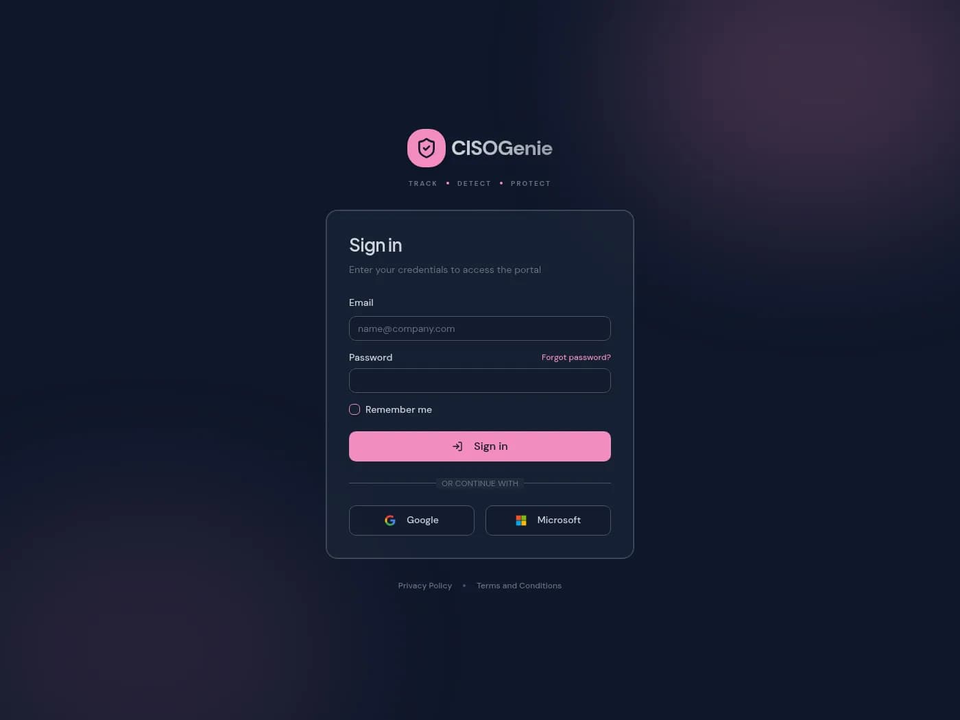 Ciso Genie Portal Clone