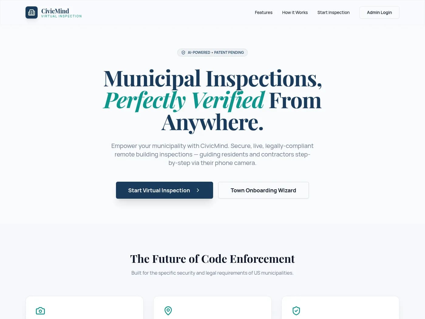 CivicMind Virtual Inspection