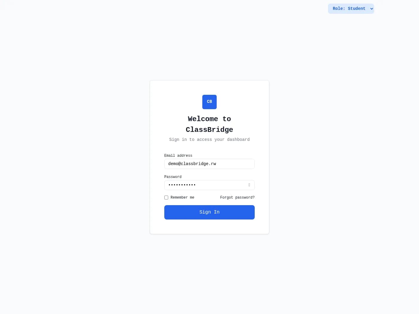 ClassBridge HTML Prototype