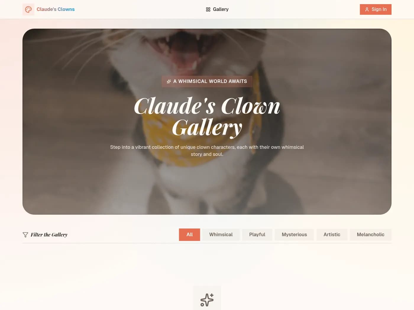 Claude's Clown Gallery