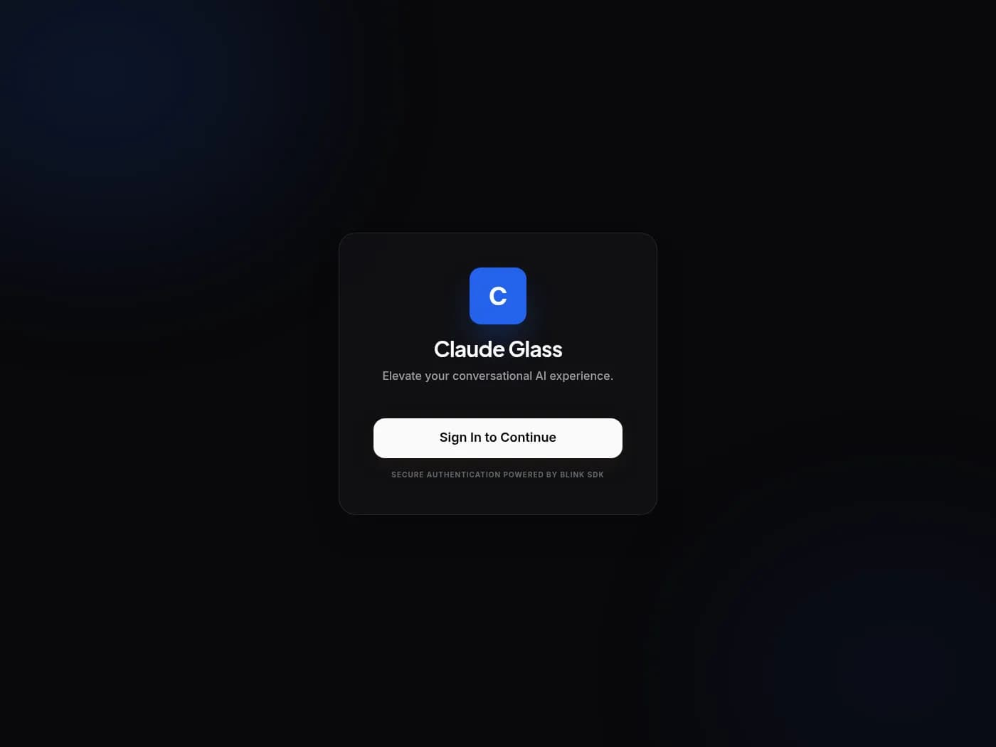 Claude Glass Chat