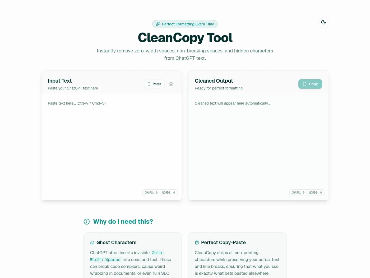 CleanCopy Tool