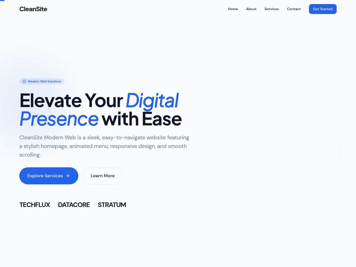 CleanSite Modern Web