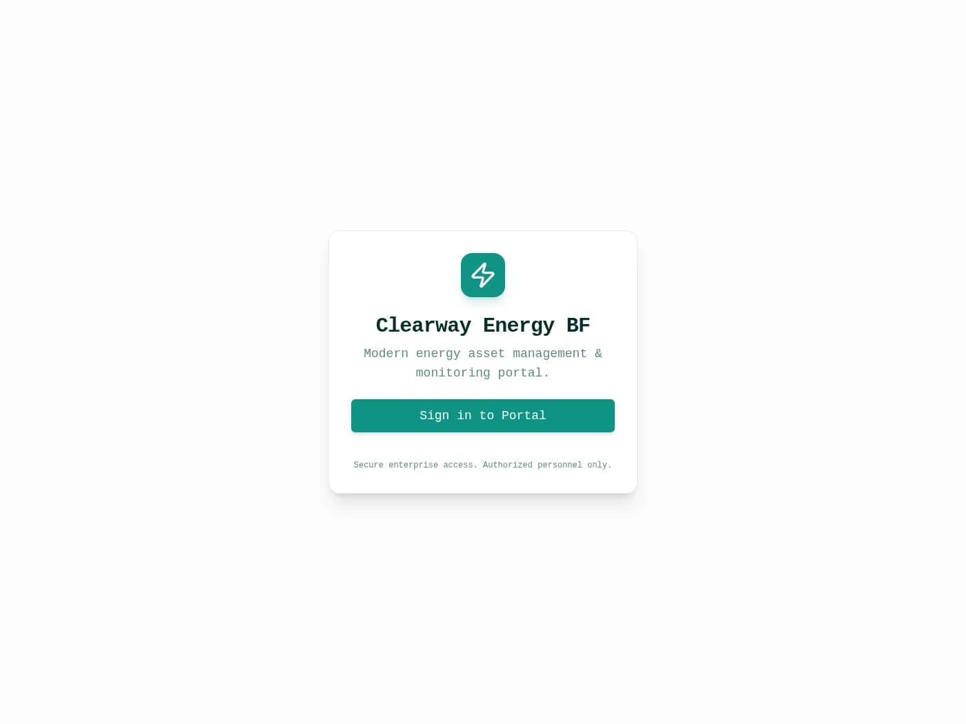 Clearway Energy Portal