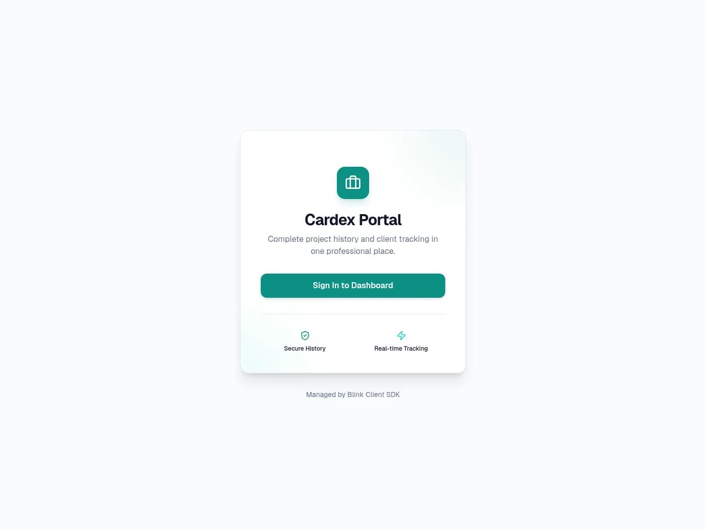 Client Project Cardex