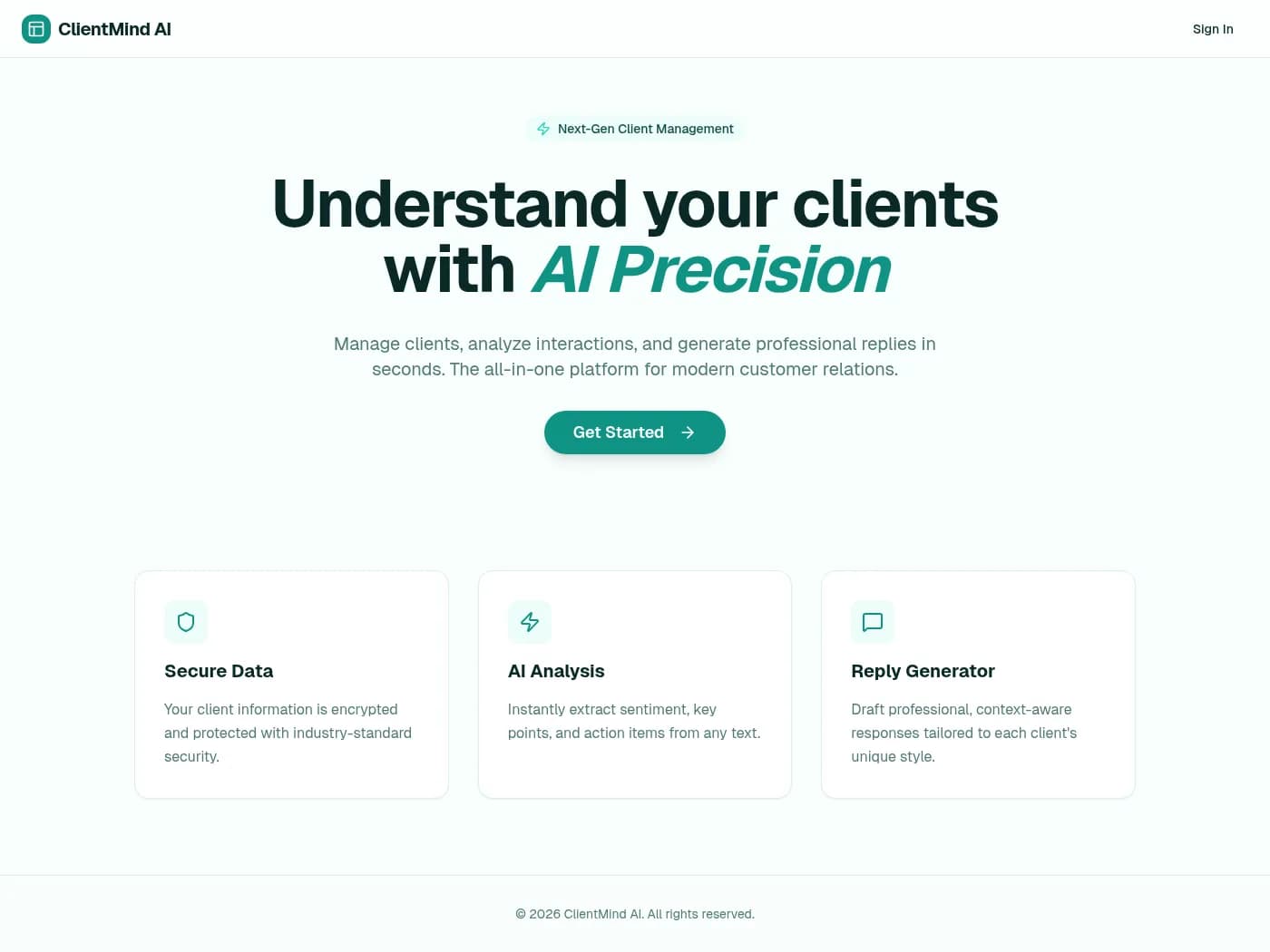 ClientMind AI Platform