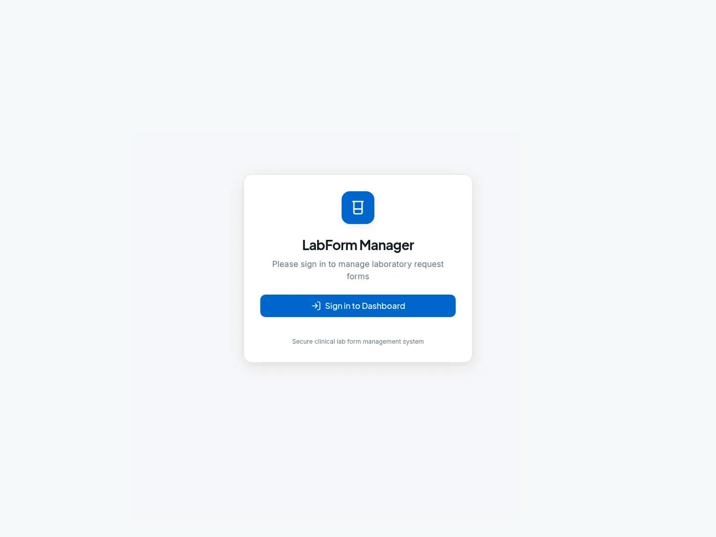 Clinic Form Manager