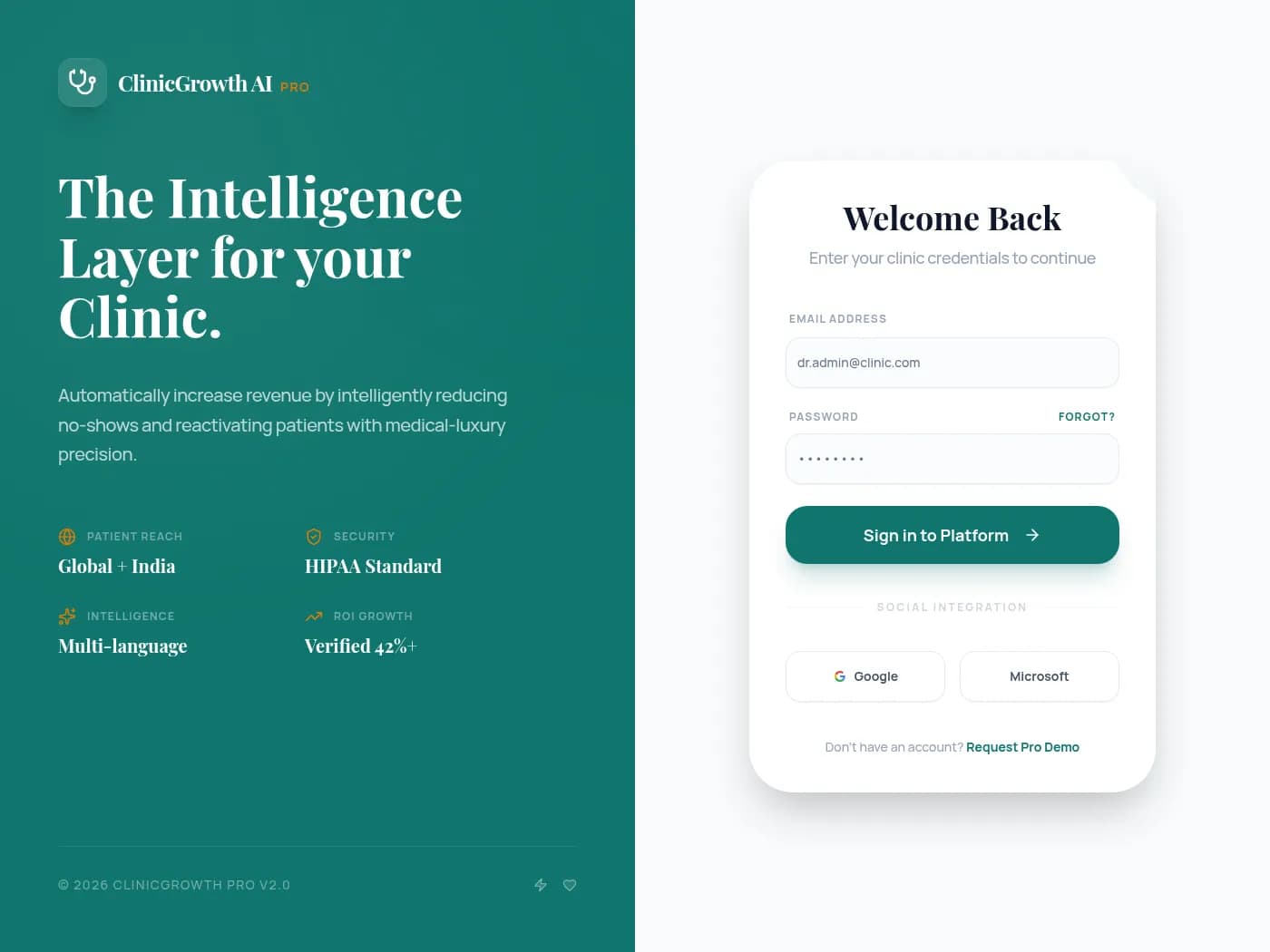 ClinicGrowth AI Pro
