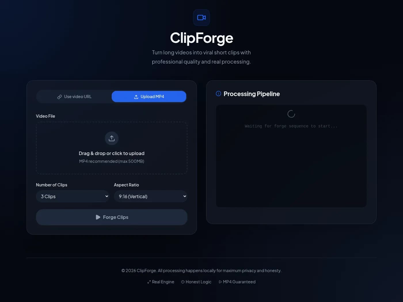 ClipForge Viral Clip Maker