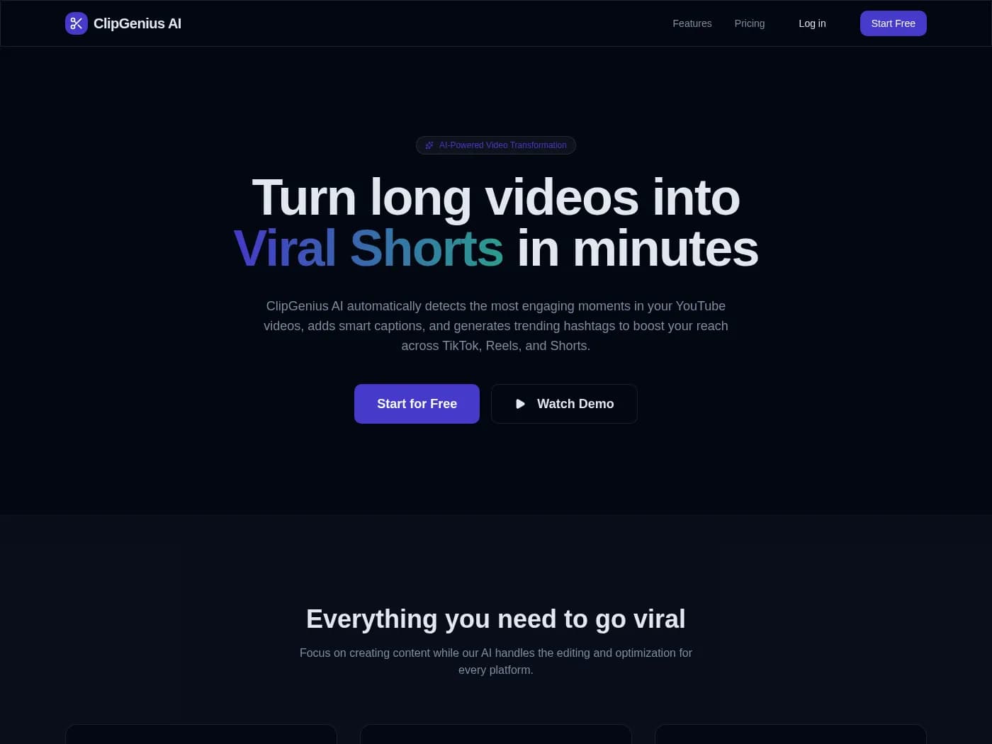 ClipGenius AI