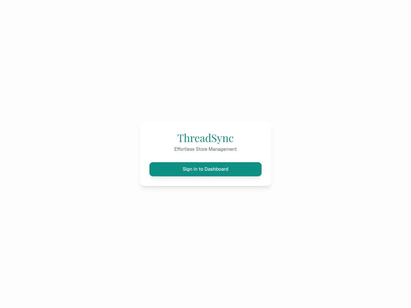 ThreadSync Store Manager