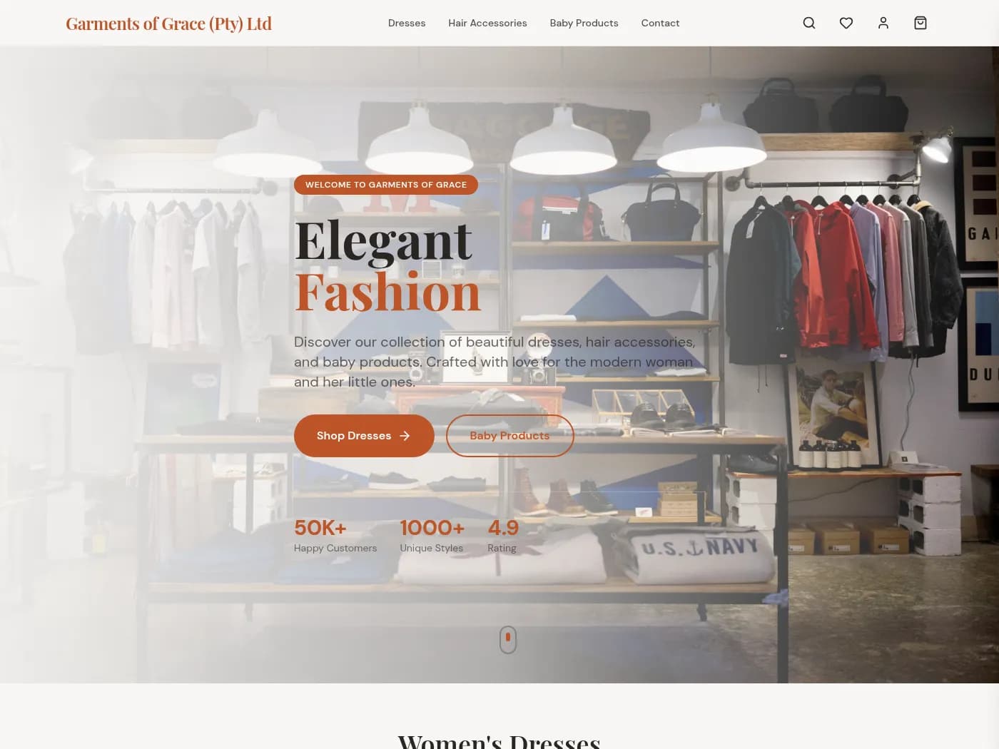 Clothify Online Store
