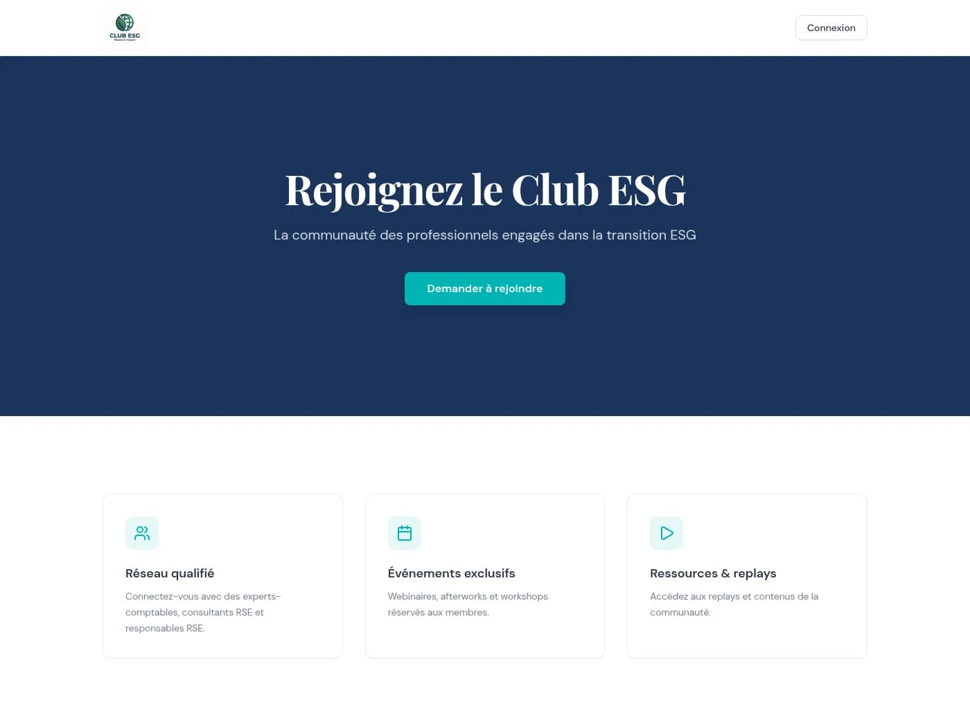 Club ESG Portal
