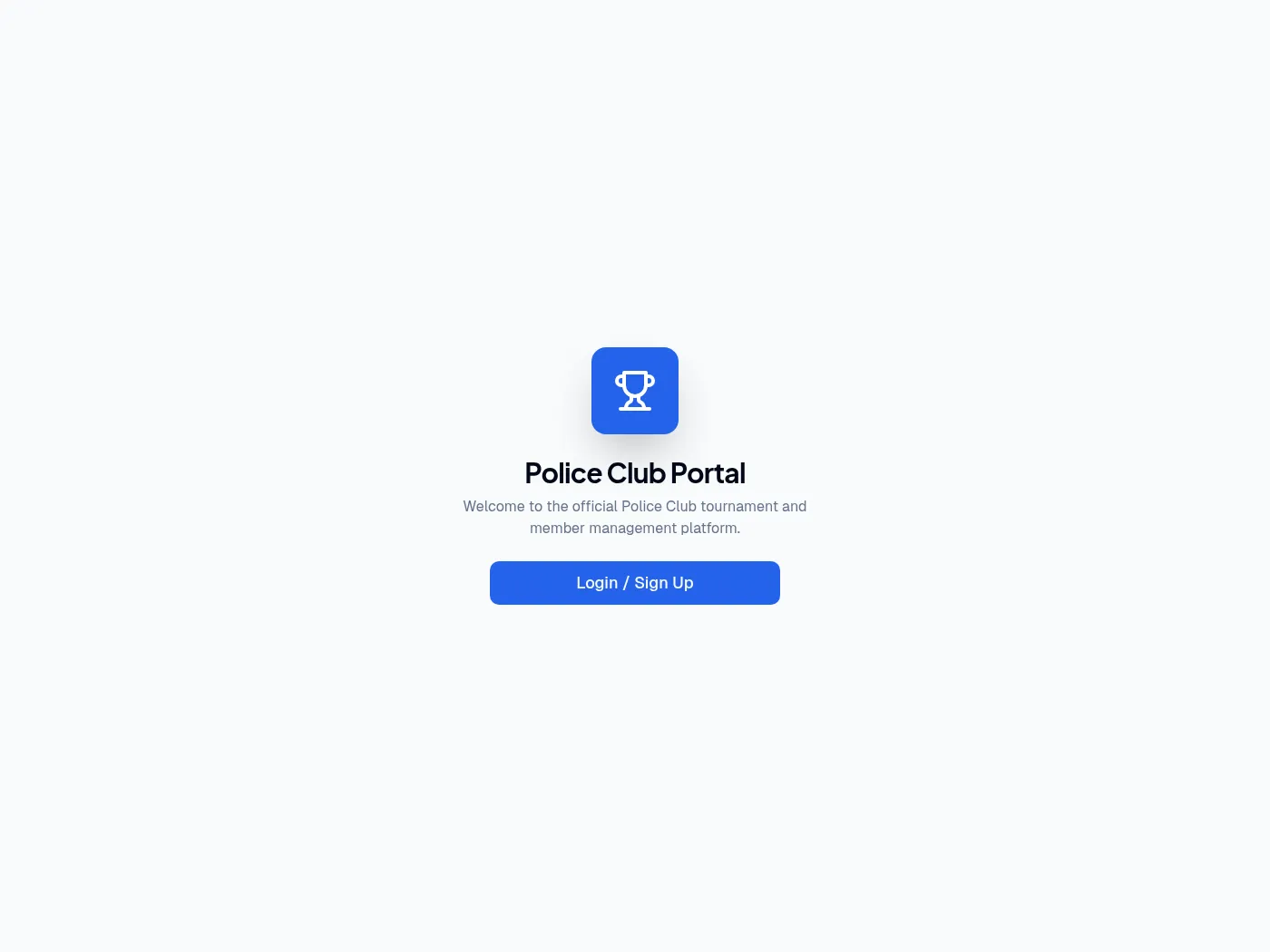 ClubPro Tournament Portal