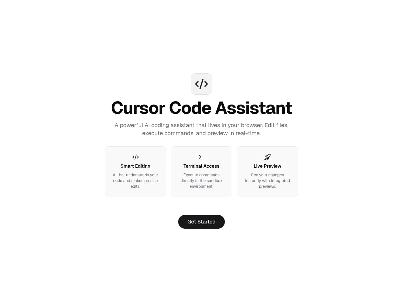 Cursor Code Assistant