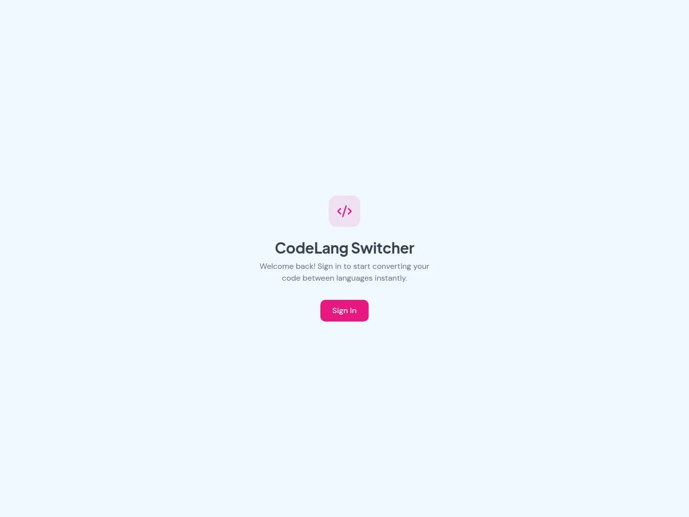 CodeLang Switcher