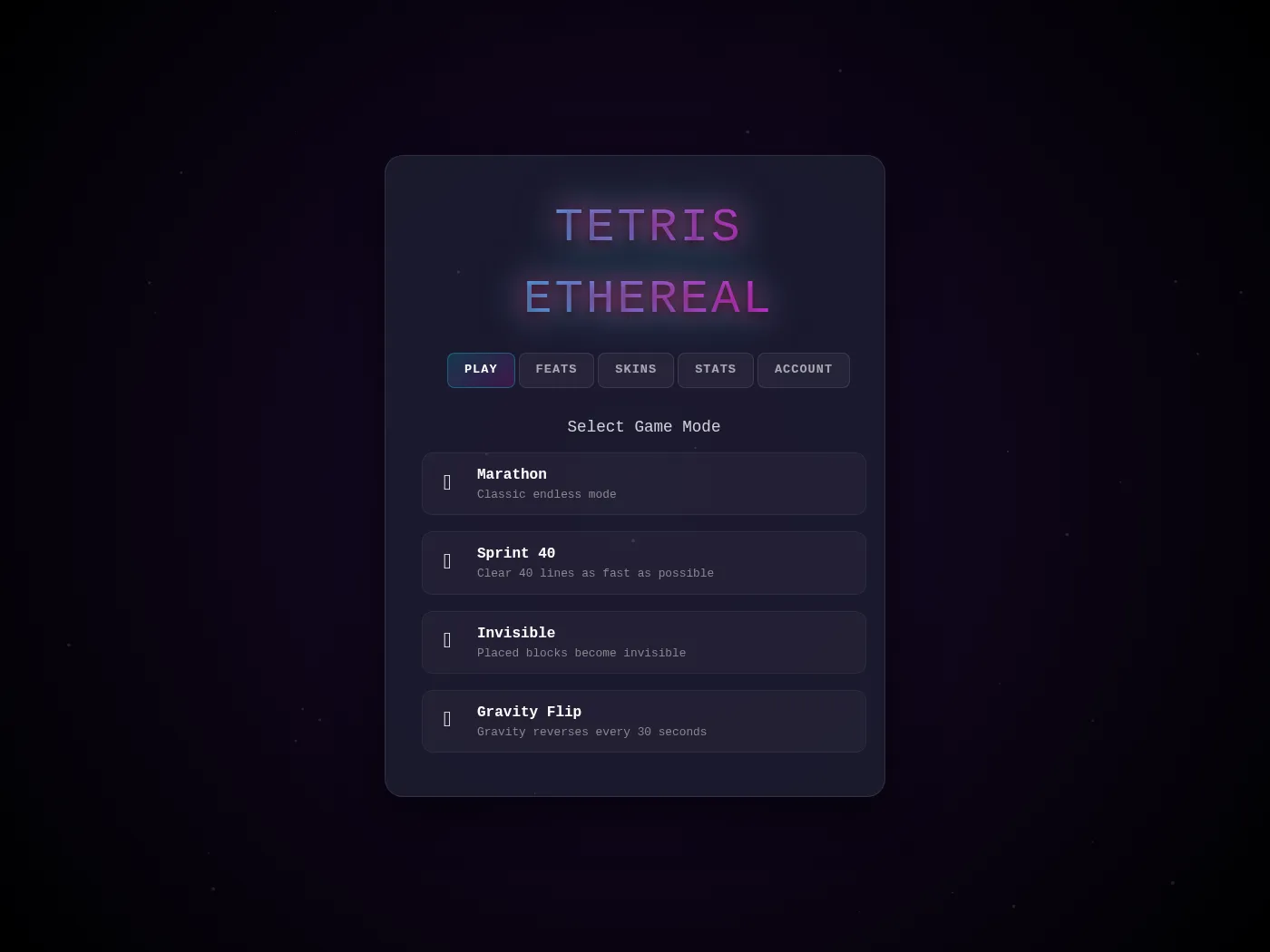 Tetris-Ethereal