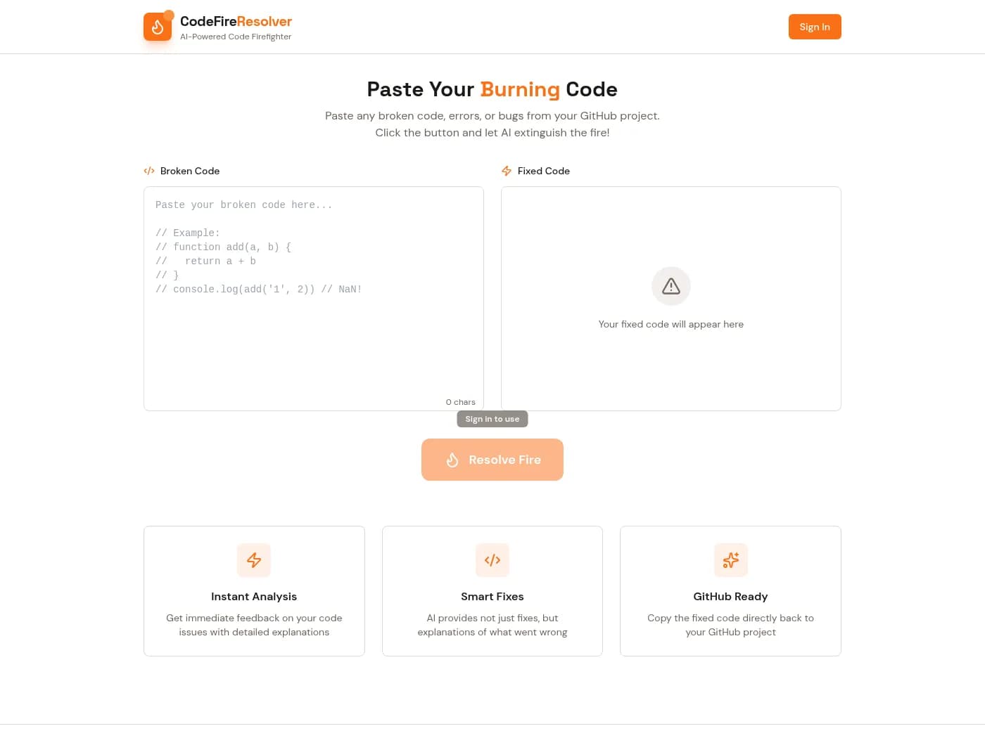 CodeFire Resolver