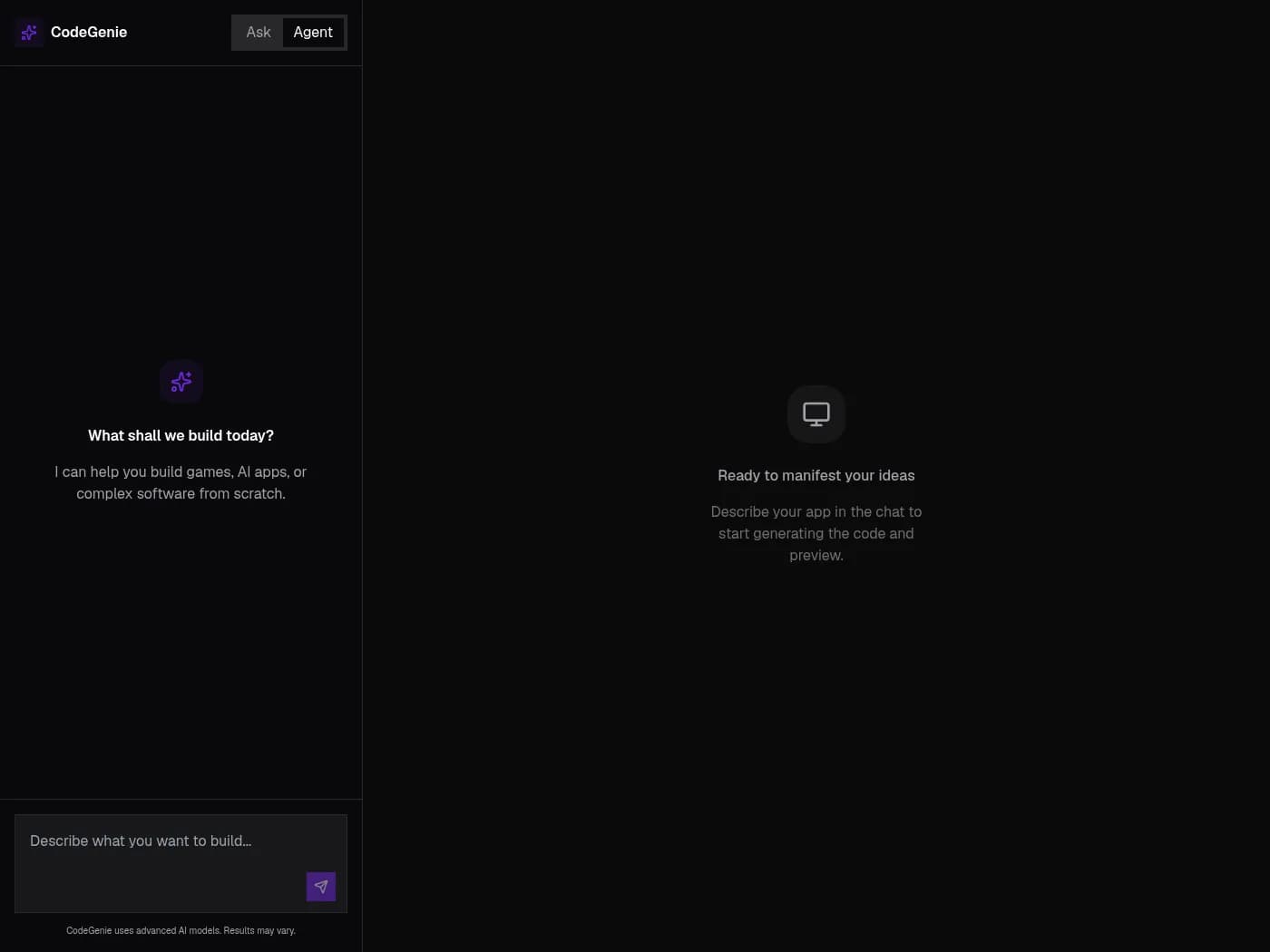 CodeGenie Creator