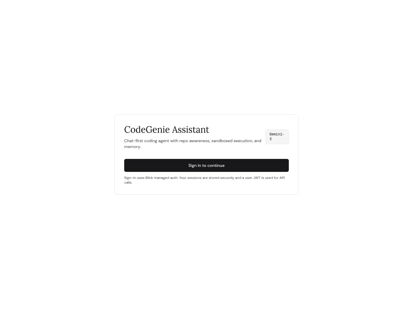 Ai codie Assistent