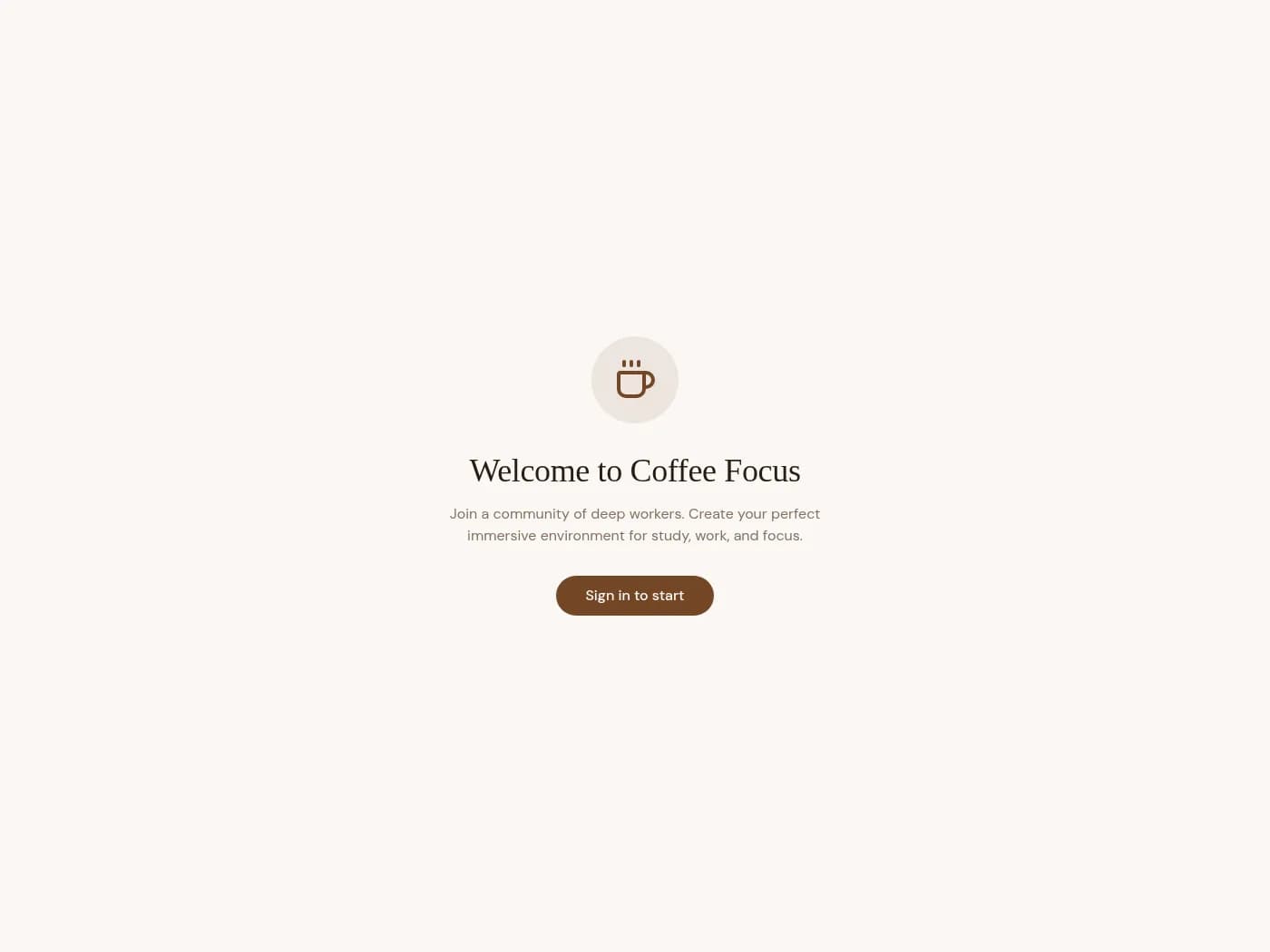 Coffee Focus