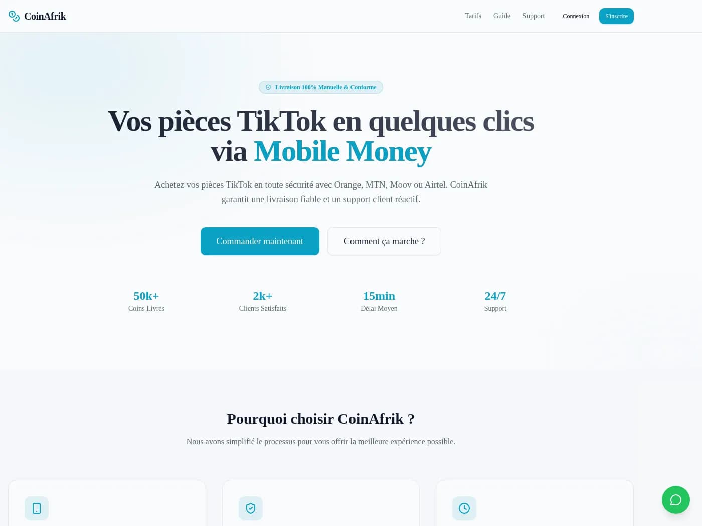 CoinAfrik TikTok Coin Shop