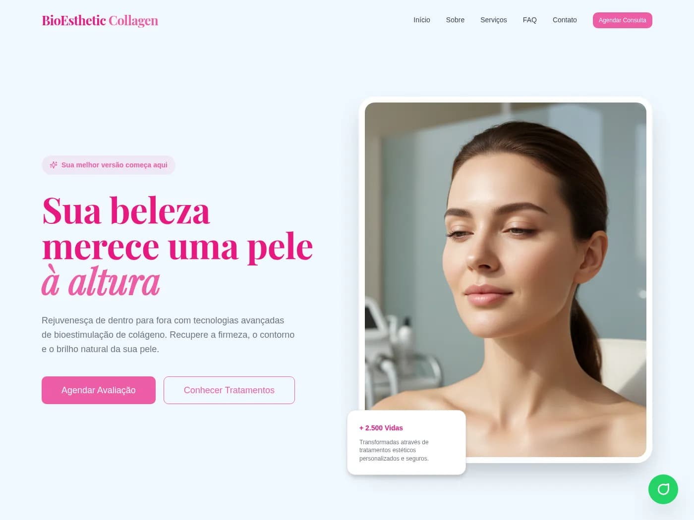 Colageno Site Redesign