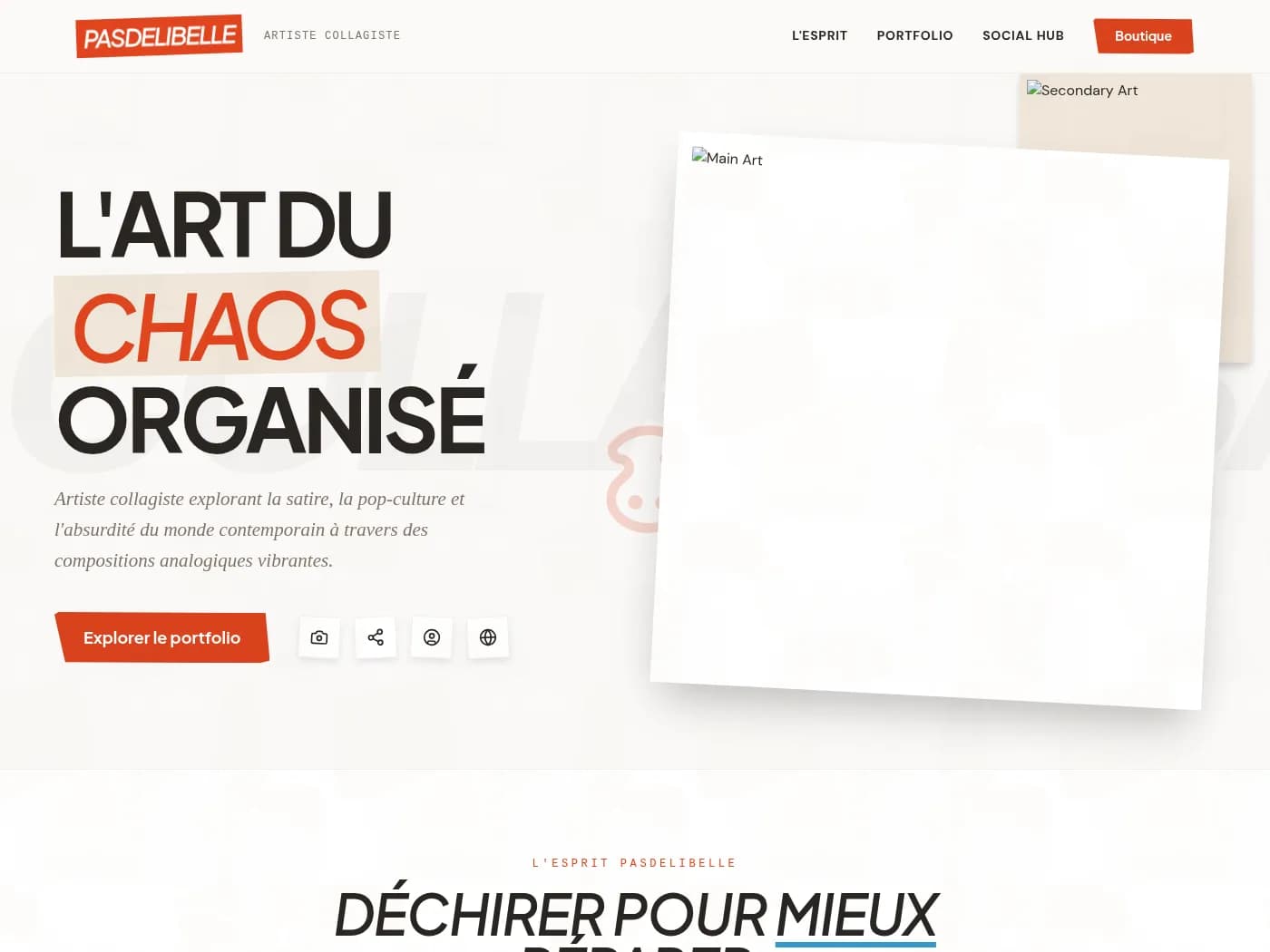 Artiste Collagiste Hub