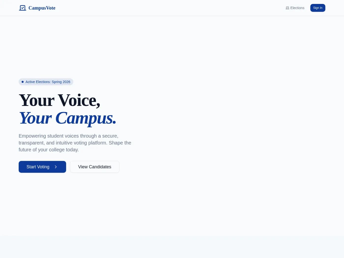 CampusVote Action System
