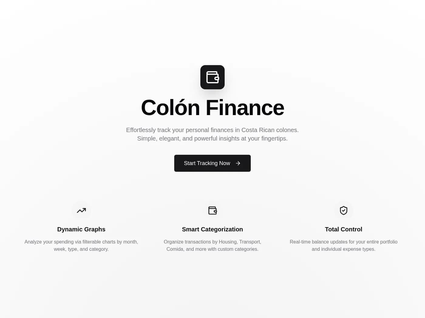 Colón Finance Dashboard