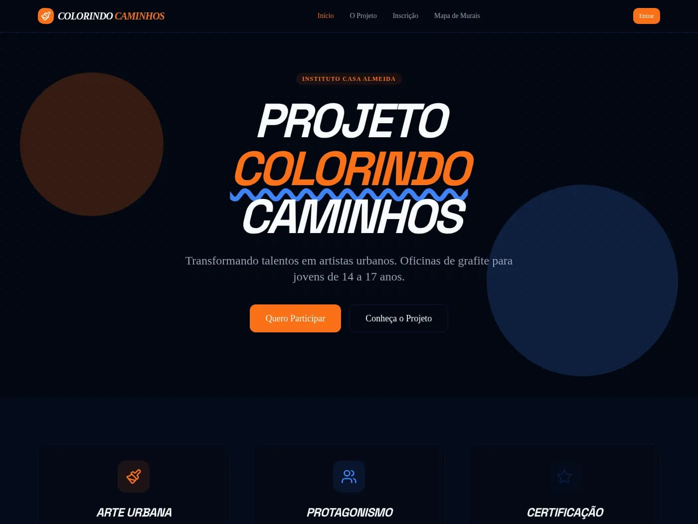 Colorindo Caminhos App