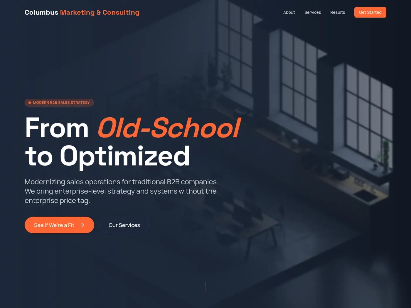 Columbus Consulting One-Page Site