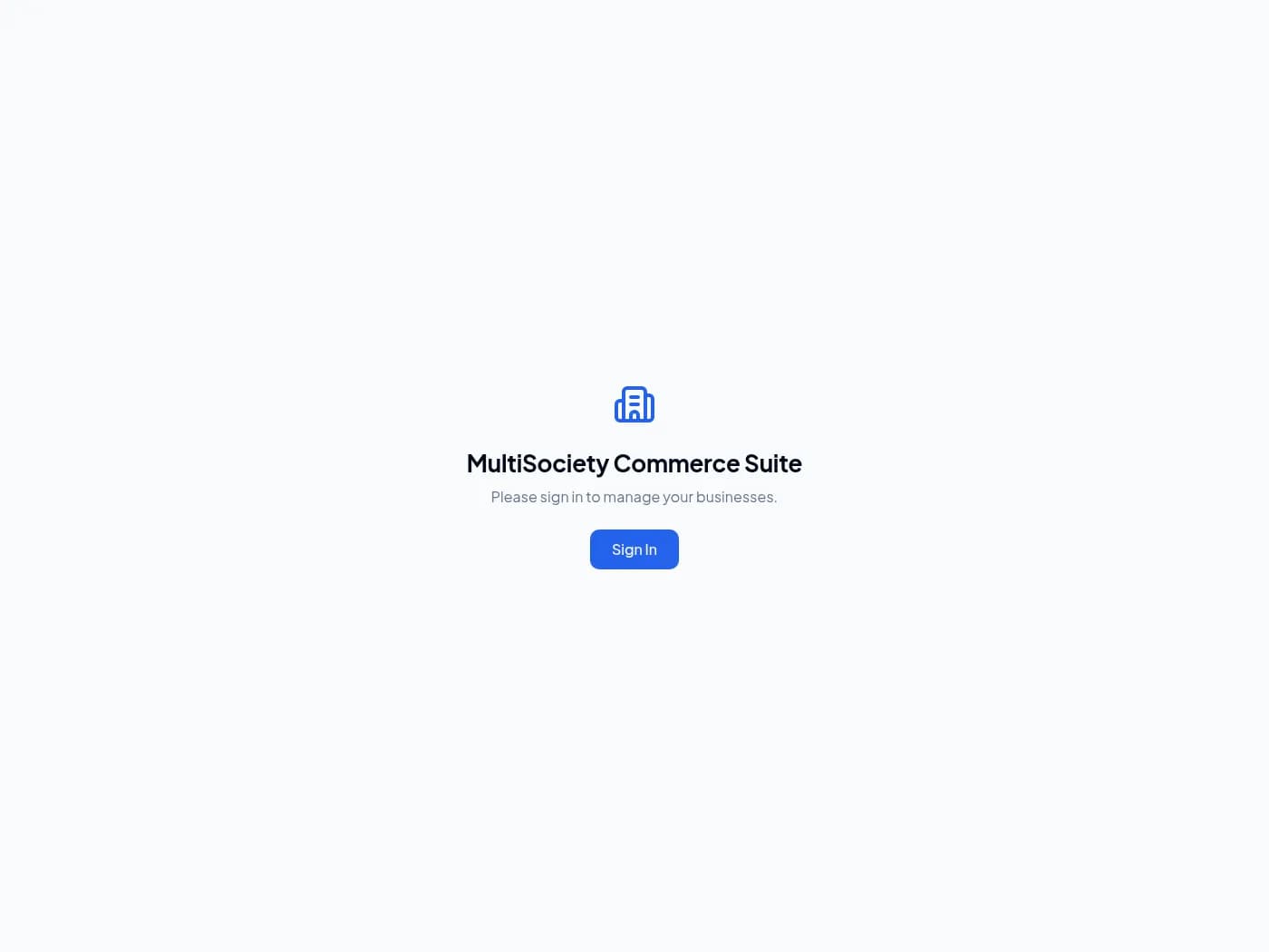 MultiSociety Commerce Suite