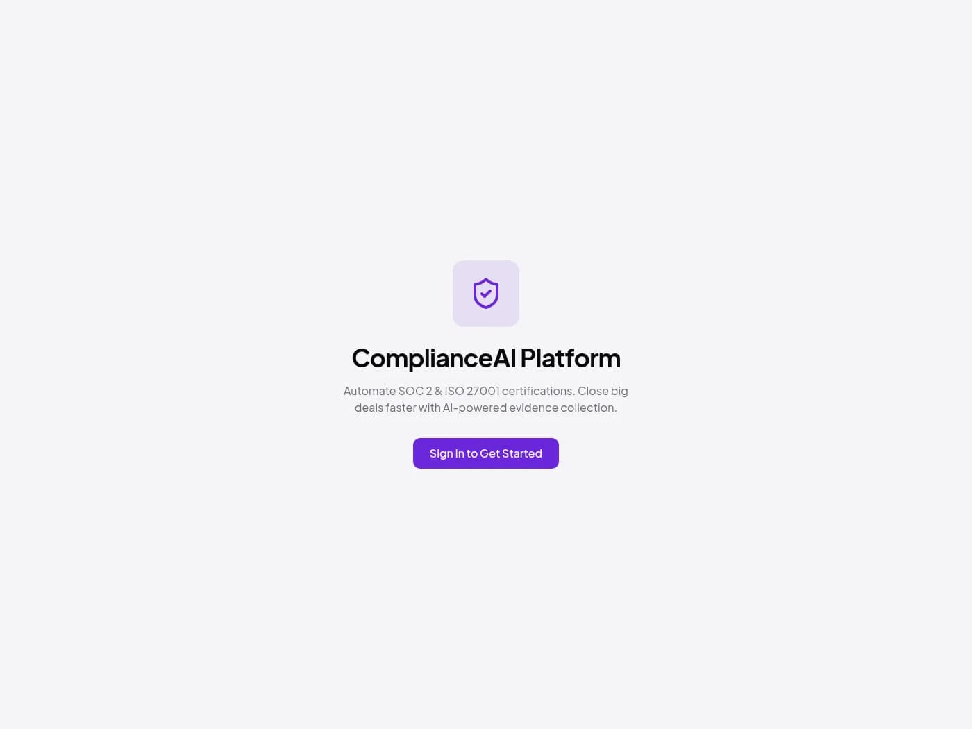 ComplianceAI Platform