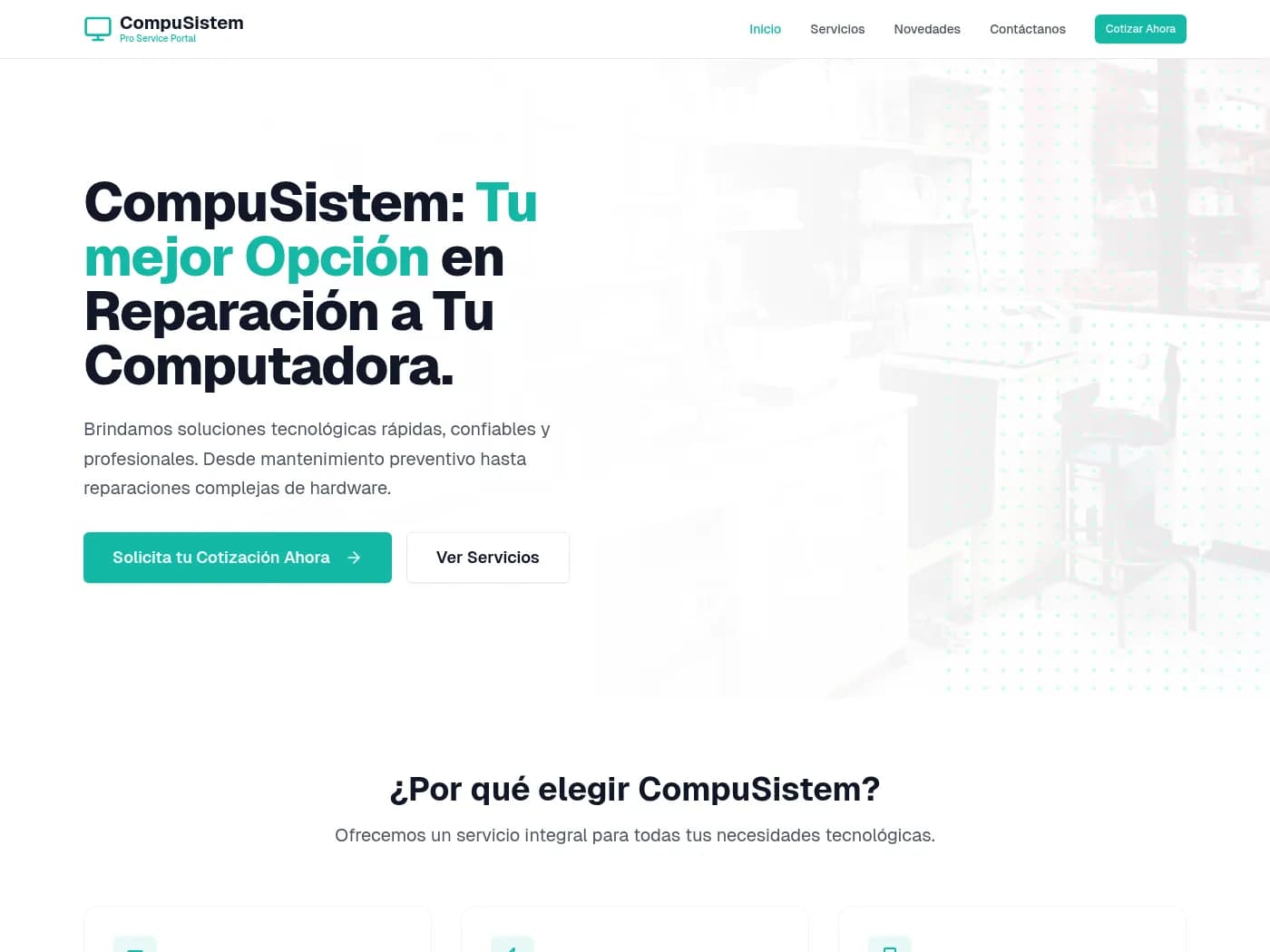 CompuSistem Pro Service Portal