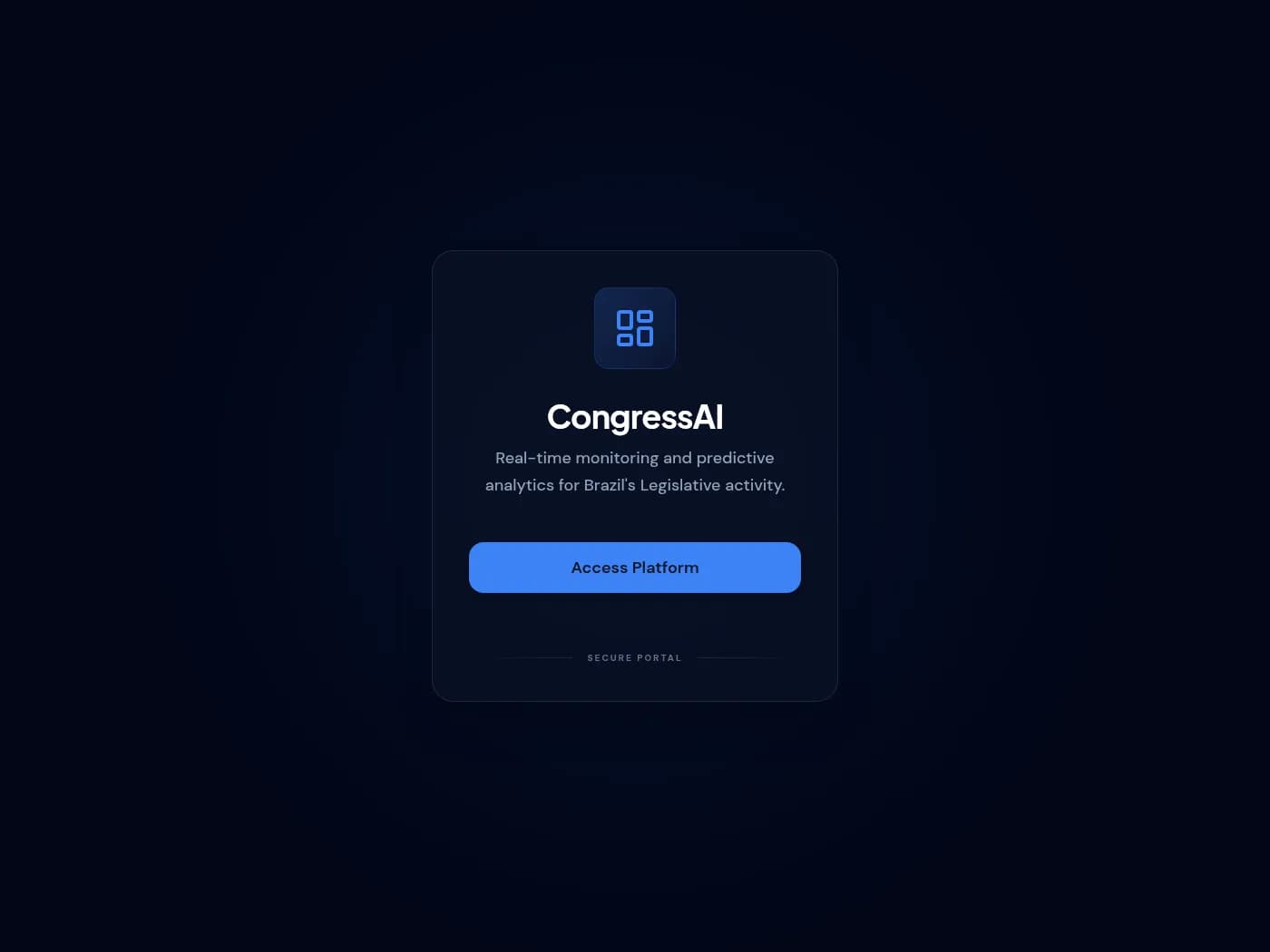 CongressAI Intelligence Platform
