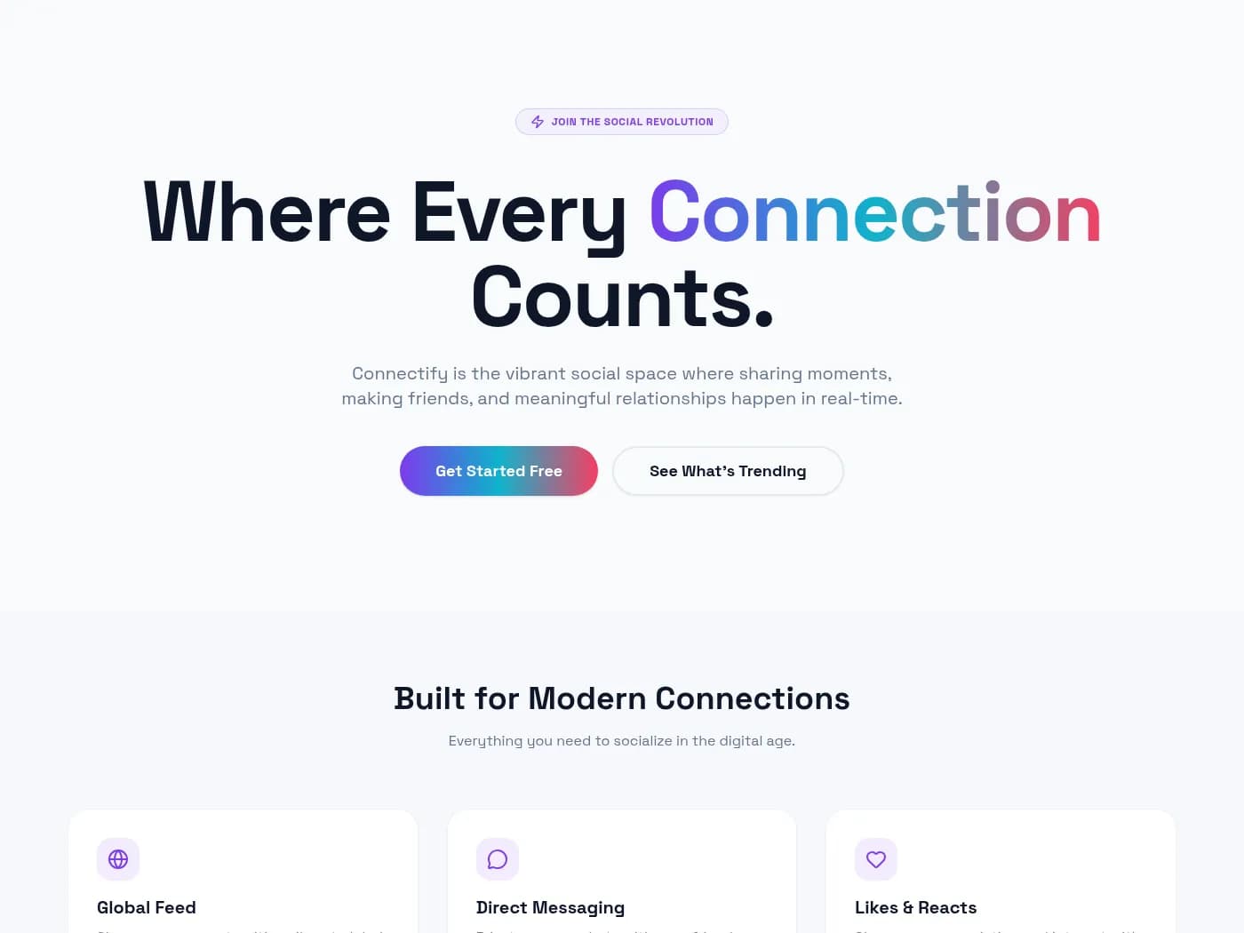 Connectify Social App