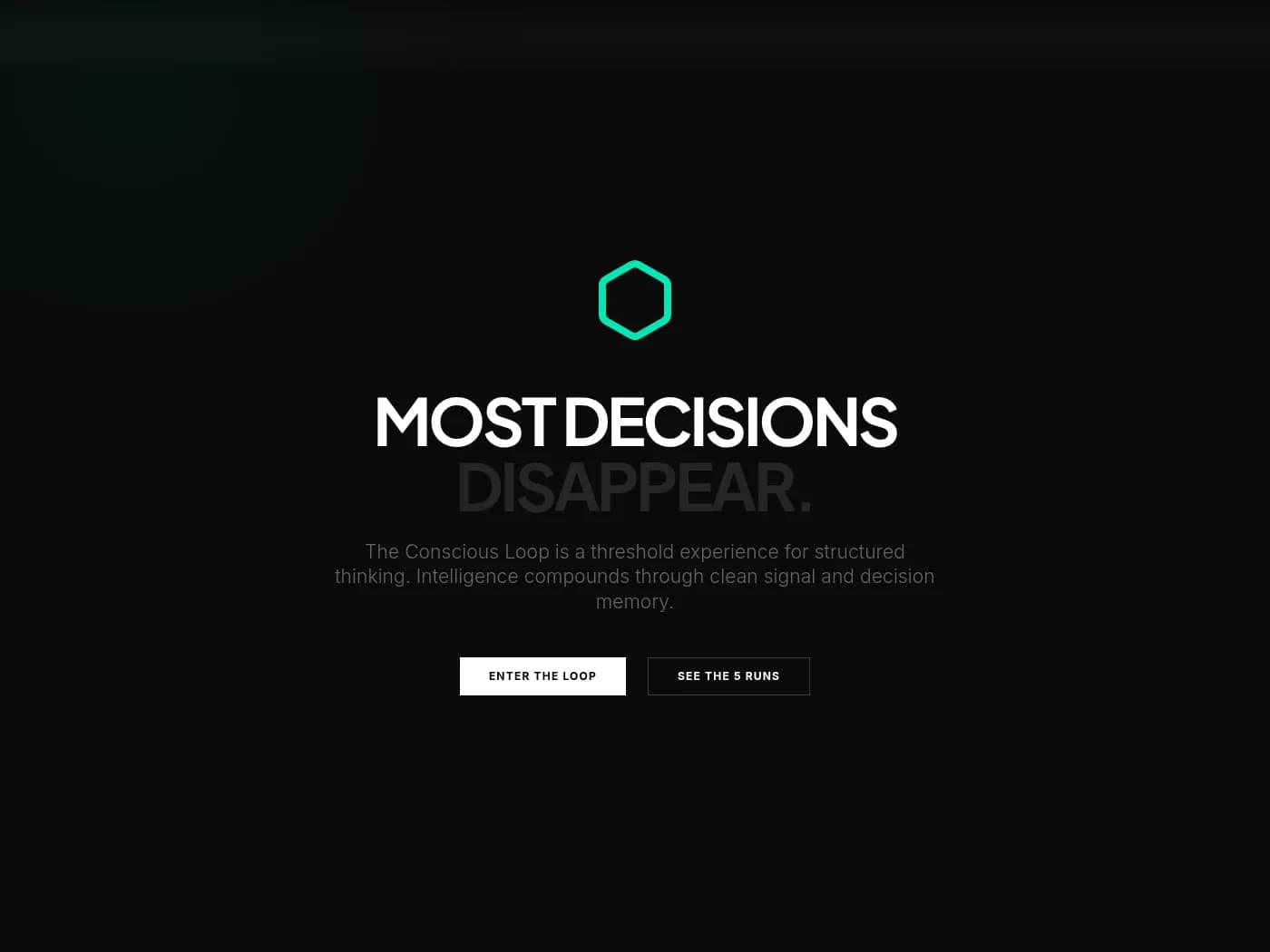 The Conscious Loop