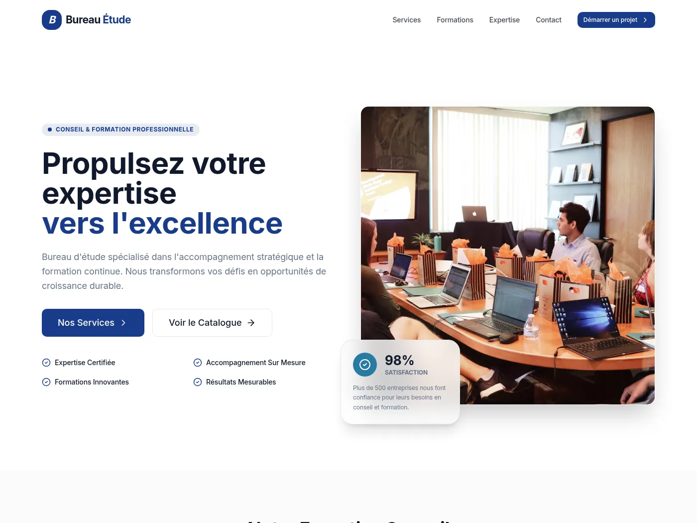 Bureau d'Étude Conseil Web