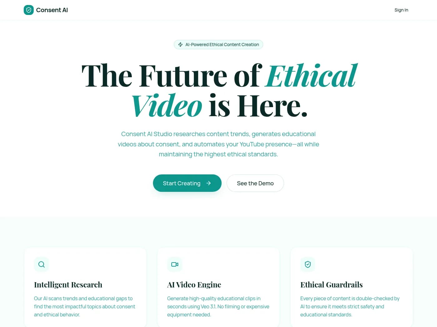 Consent AI Studio