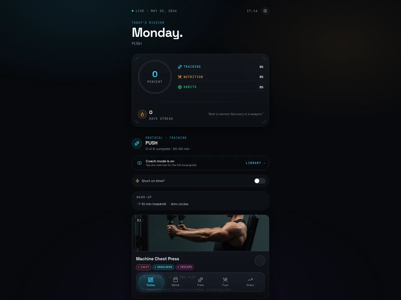 Consistency Dashboard