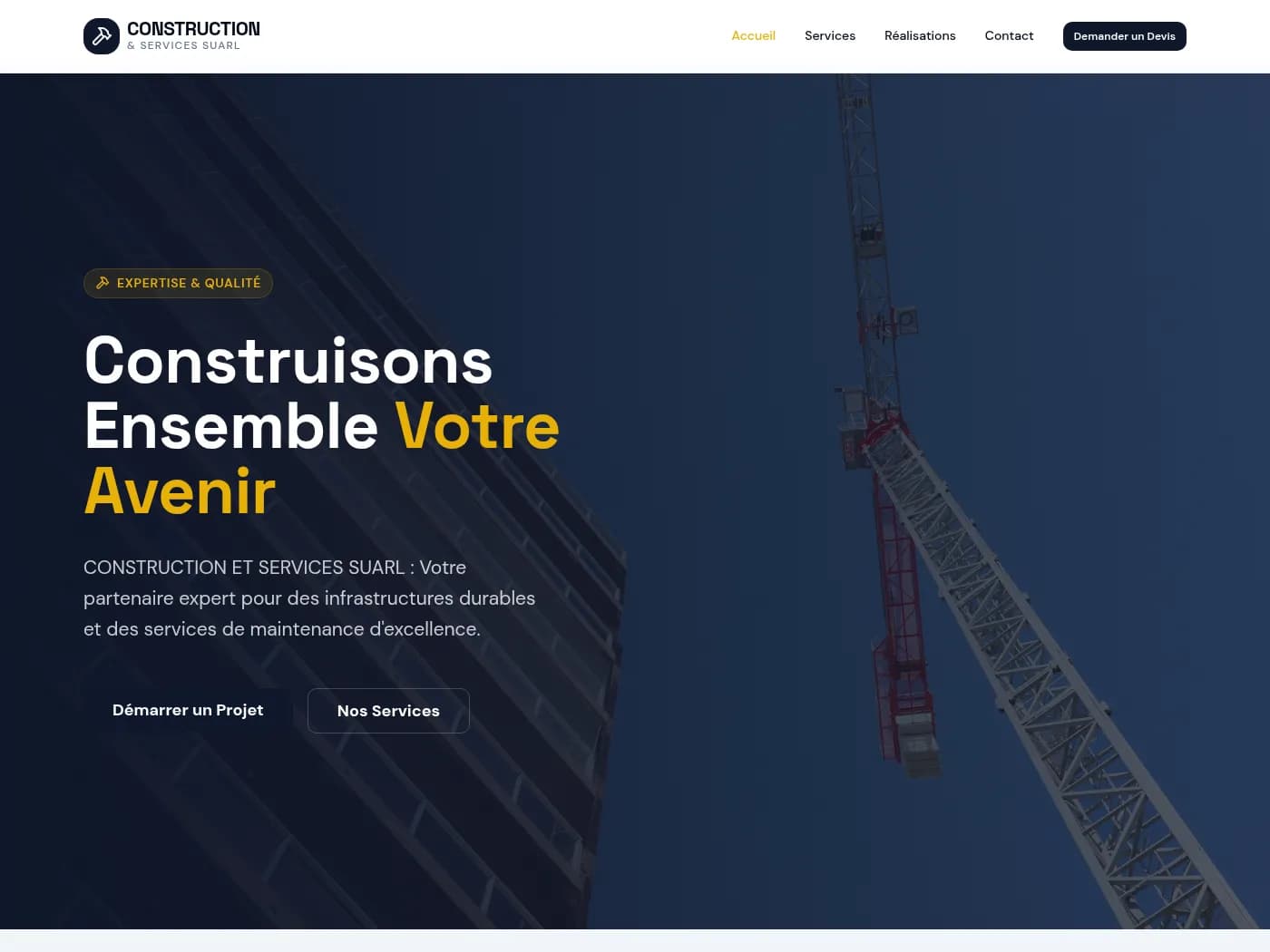 CONSTRUCTION ET SERVICES Site