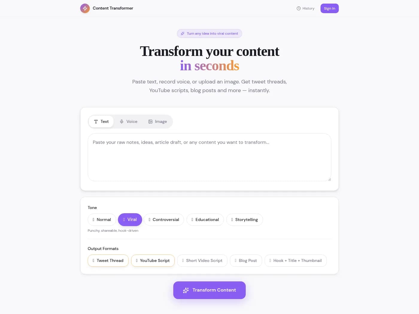 Content Transformer