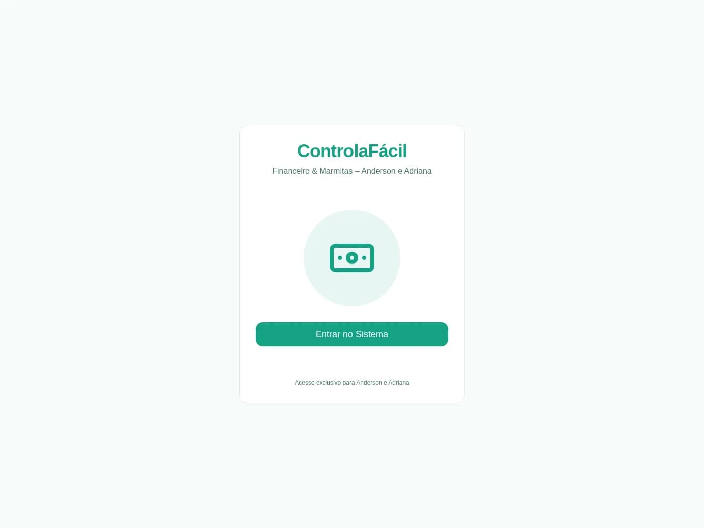 ControlaFácil Financeiro & Marmitas