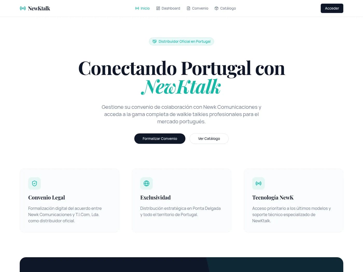 Distribuidor NewKtalk Portal