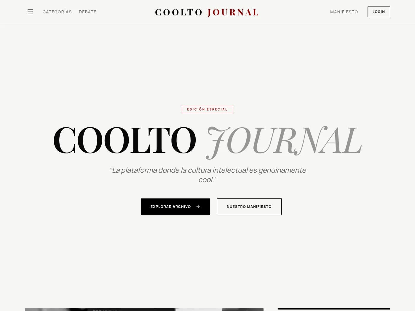 Coolto Journal Platform