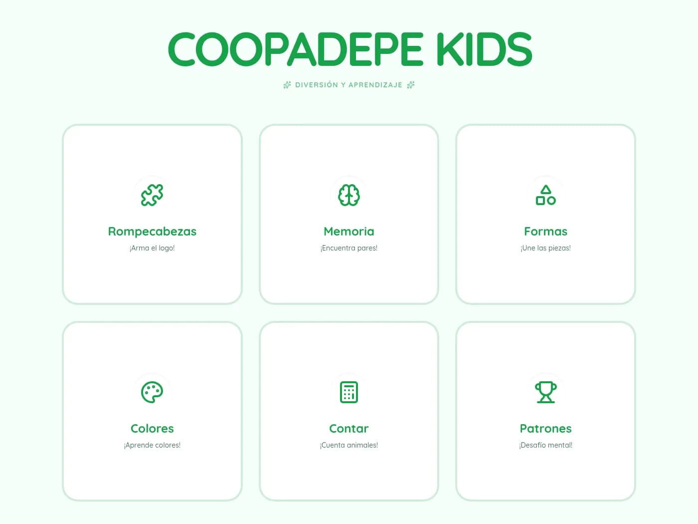 COOPADEPE Kids Games