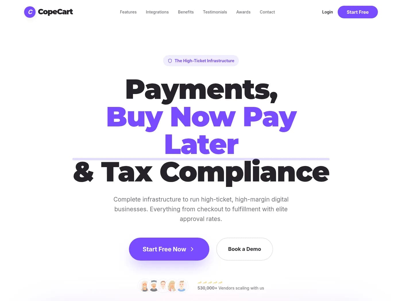 CopeCart Marketing Clone