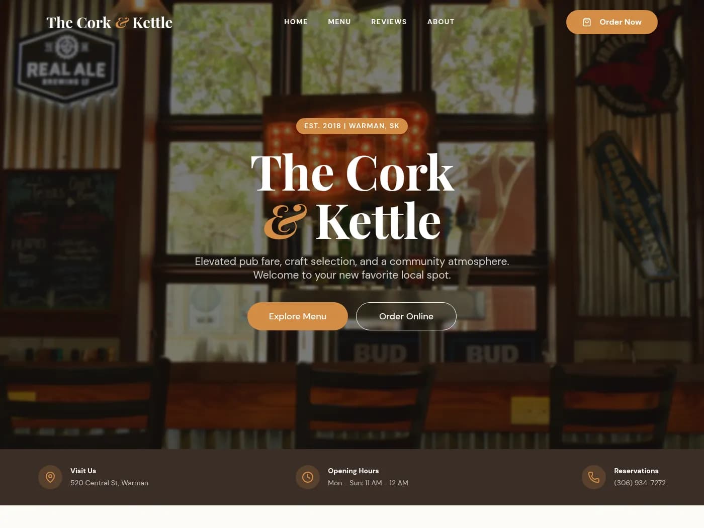 Cork & Kettle Web